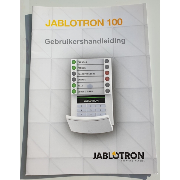Jablotron 100 gebruikershandleiding NL | Promotiematerialen | PG ...